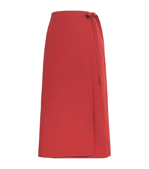 Vince Wrap Midi Skirt