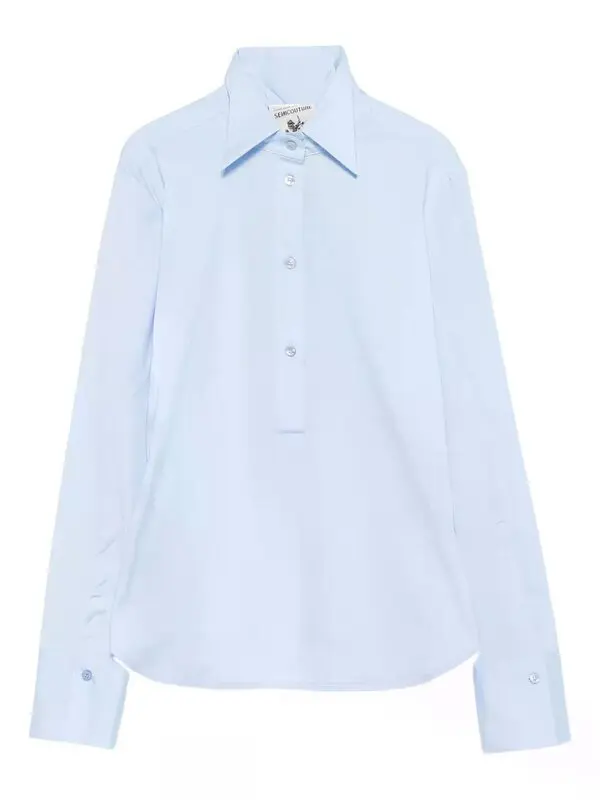 SEMICOUTURE Spread-collar Blouse