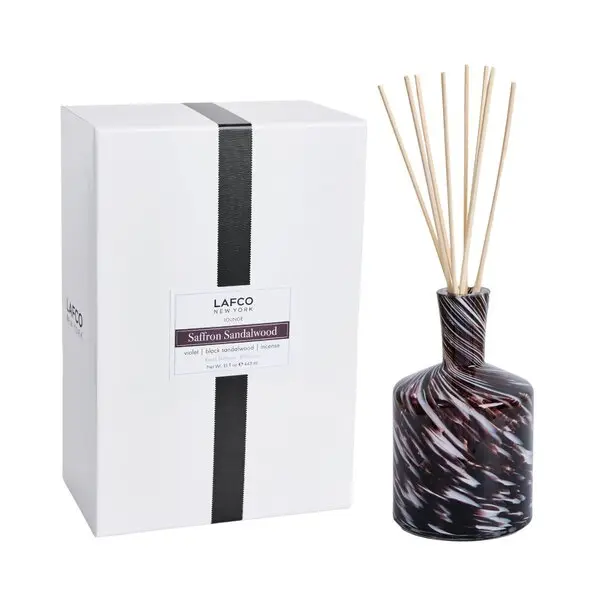 LAFCO Saffron Sandalwood Reed Diffuser 6 Fl Oz