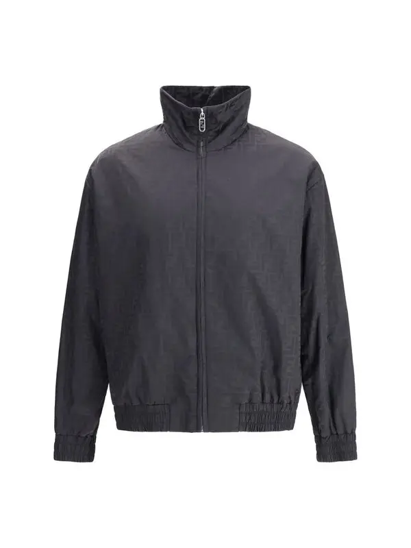 Fendi Nylon Ff Padded Bomber Jacket