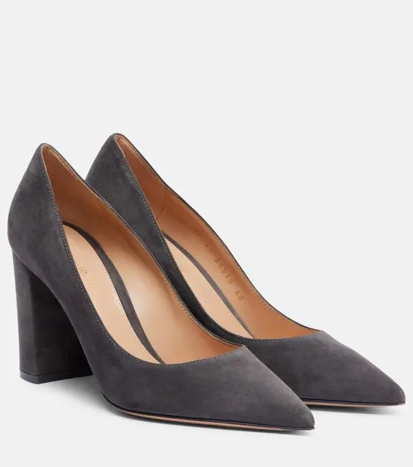 GIANVITO ROSSI Piper 85 Suede Pumps