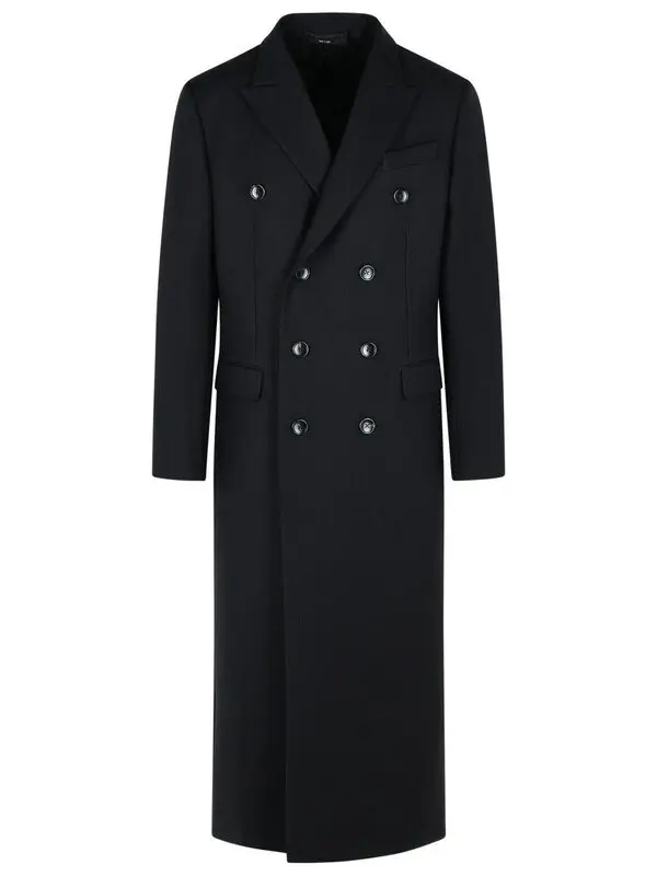 TOM FORD Wool Double-breasted Coat