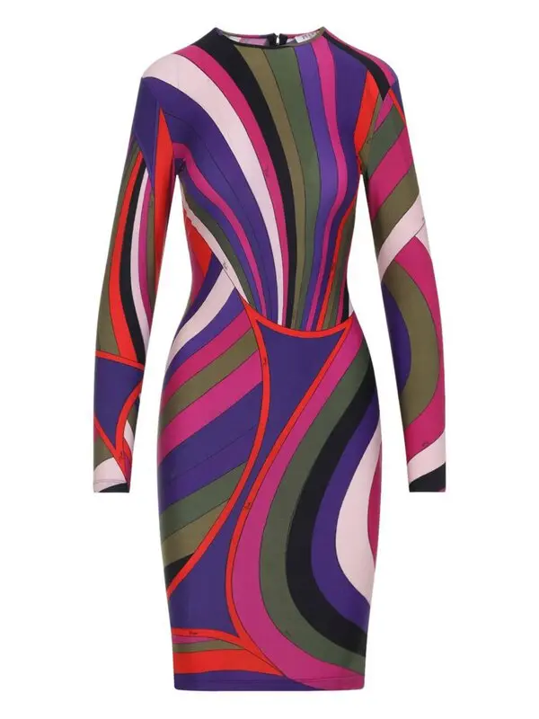 Emilio Pucci Printed Midi Dress