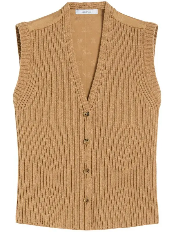 Max Mara Sleeveless Cardigan