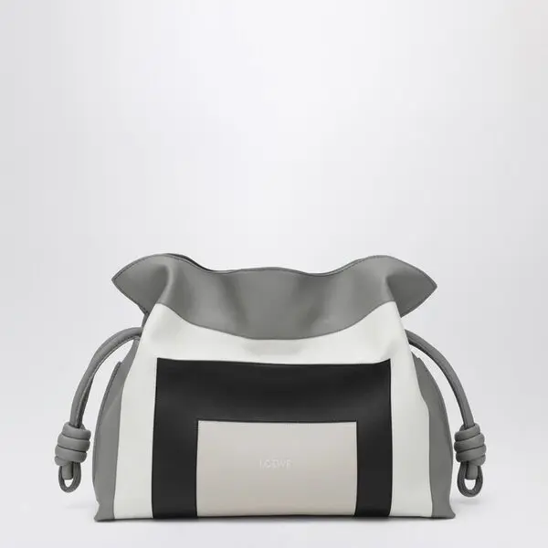 Loewe Medium Flamenco Clutch Bag /light Ghost