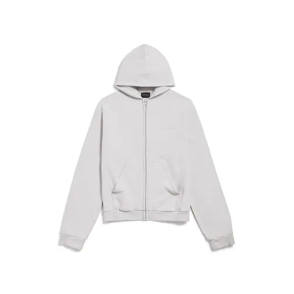 Balenciaga Back Zip-up Hoodie Regular Fit
