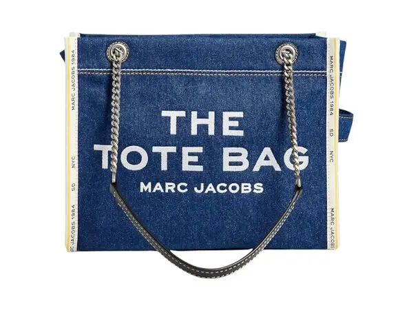Marc Jacobs Denim Chain Medium Tote Bag