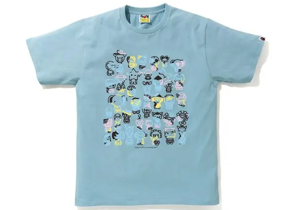 BAPE New Camo A To Z Tee Shirt