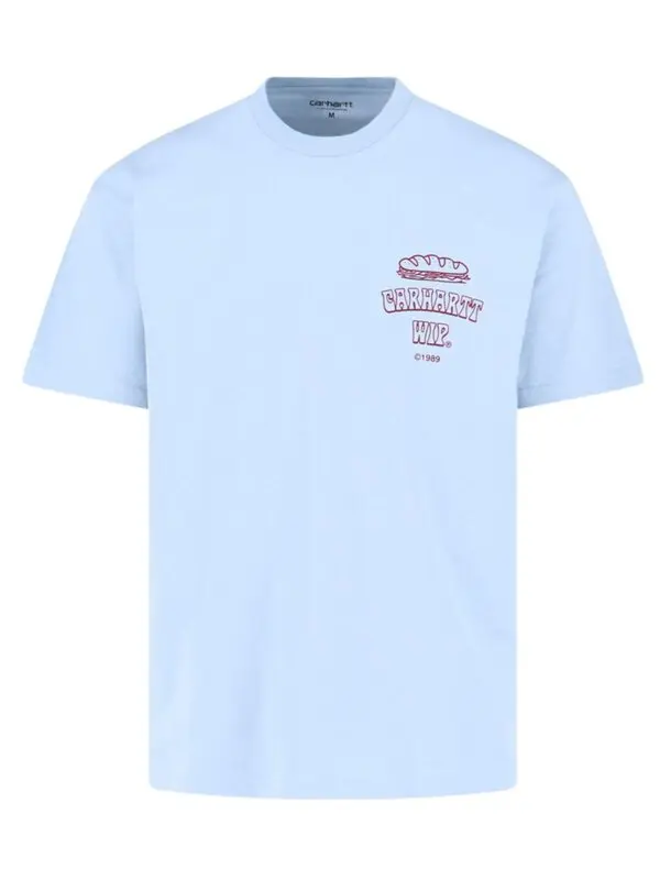 Carhartt Work In Progress S/s Sandwich T-shirt - Sky Blue