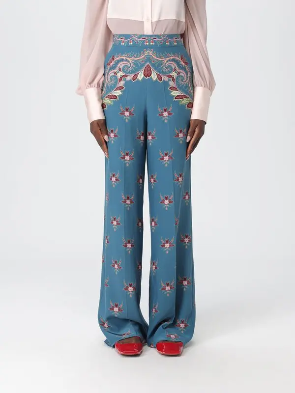 Etro Floral Print Pants
