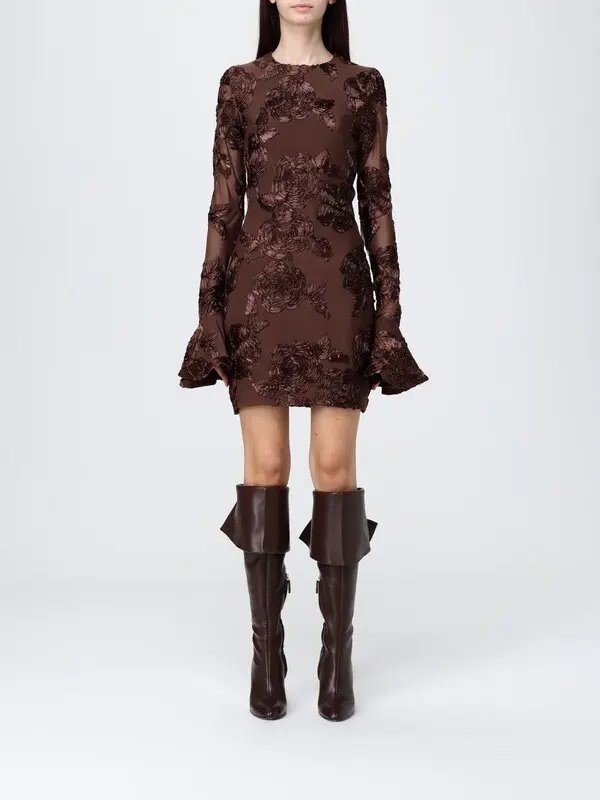 Remain Birger Christensen Long Sleeve Mini Dress