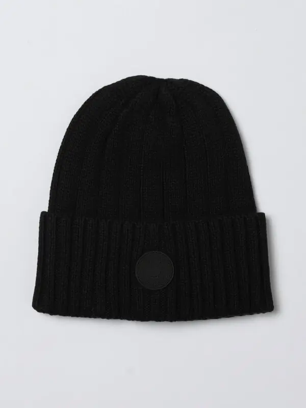 SAVE THE DUCK Ribbed Beanie - Black