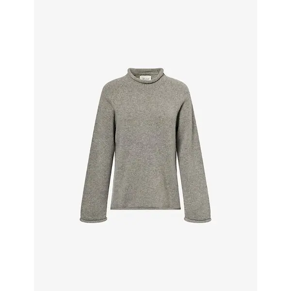 REFORMATION Rolled-trims Wool Jumper