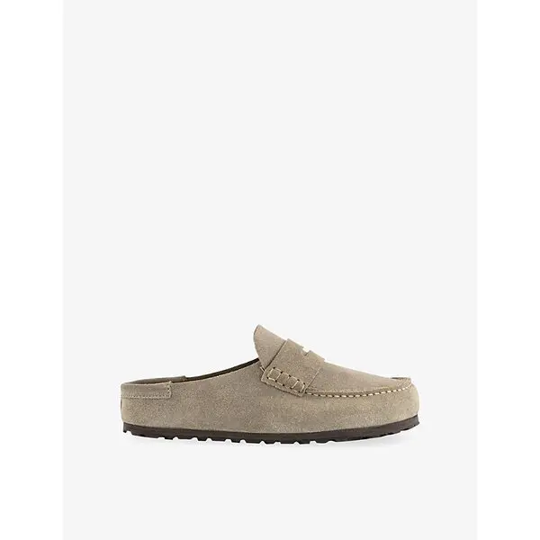 BIRKENSTOCK Naples Wrapped Suede Clogs