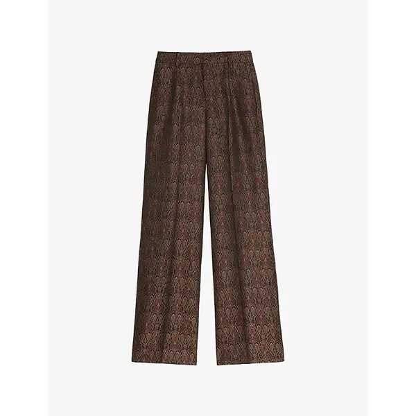 Zadig&Voltaire Paisley Pattern High-rise Trousers