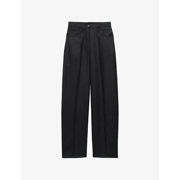 Prada Straight-leg Wool Flannel Trousers
