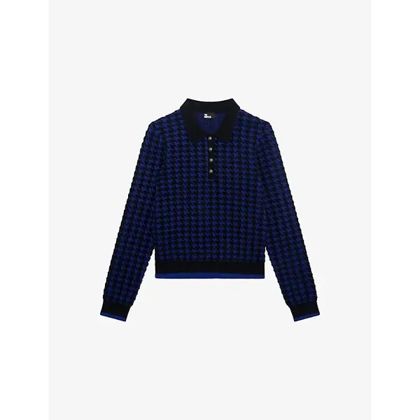 The Kooples Stretch Wool And Cashmere-blend Jumper