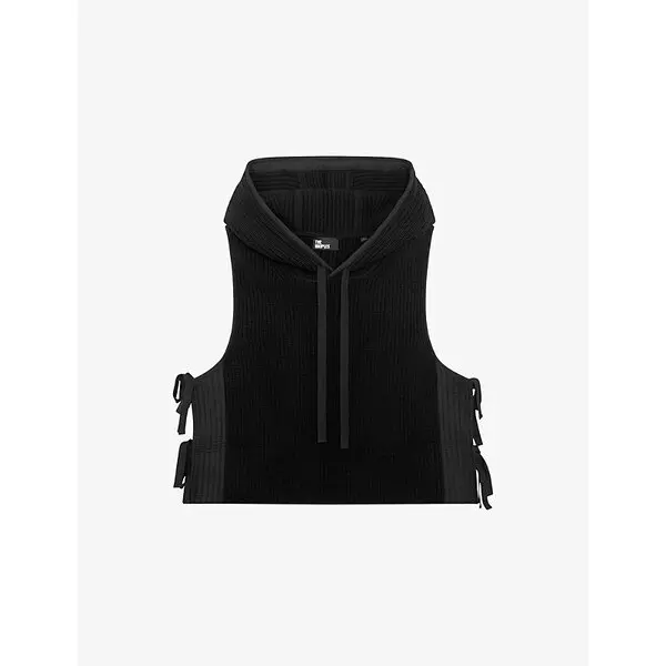 The Kooples Regular-fit Sleeveless Wool Hoody