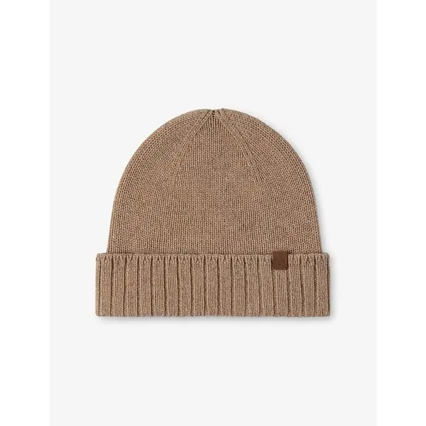 Mulberry Cashmere Knitted Beanie