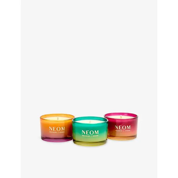 NEOM WELLBEING Winter Wellbeing Scented Candle Trio Set