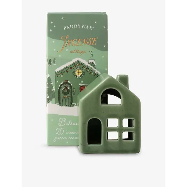 PADDYWAX Balsam Fir Townhouse And Cones Incense Set