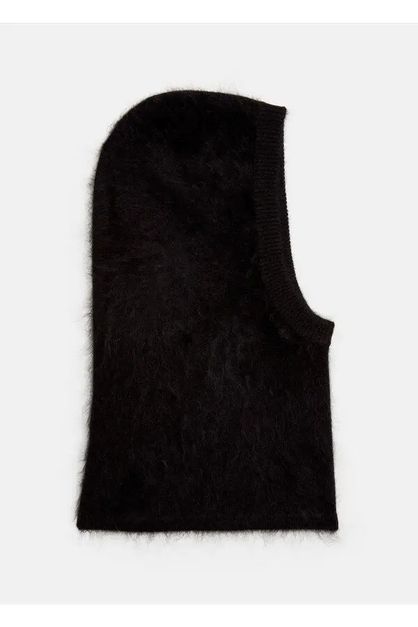 Vince Brushed Cashmere Balaclava - Black