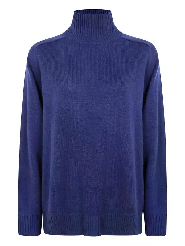Paul Smith High-neck Wool Sweater - Blue