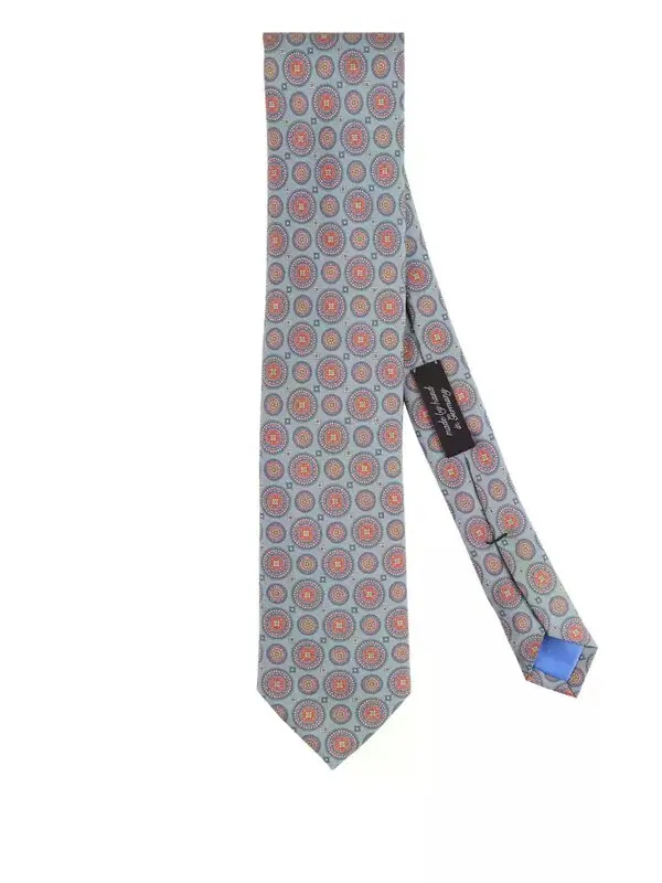 ASCOT Patterned Neck Tie - Grey