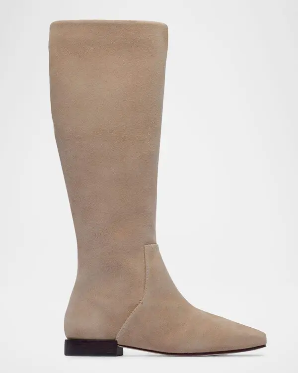 Bernardo Barnes Suede Riding Boots