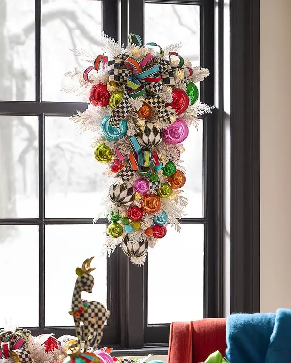 MACKENZIE-CHILDS Confetti Christmas Swag