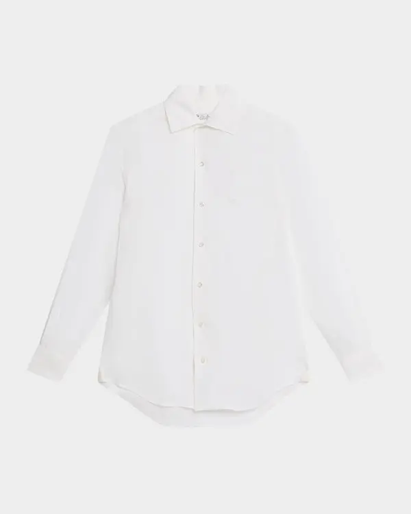 Loro Piana Andre Button-down Linen Shirt