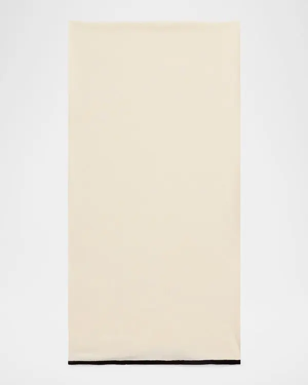 Brunello Cucinelli Cashmere Scarf - Ecru