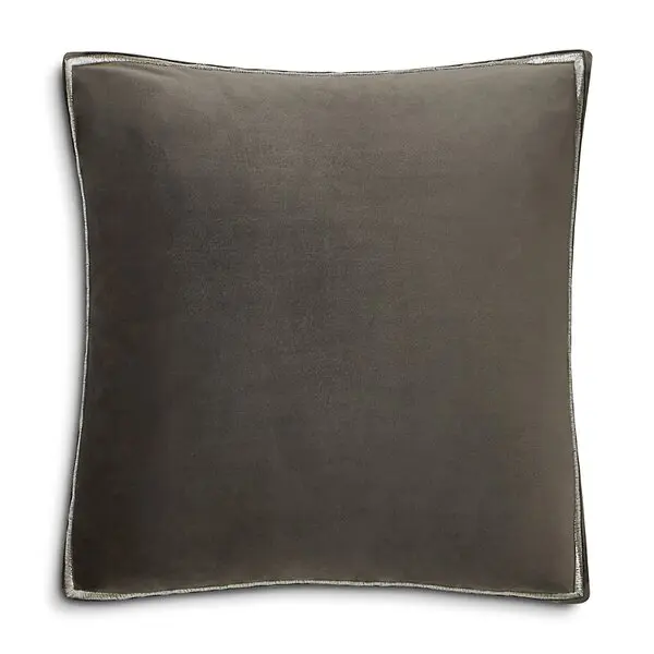HIGHLINE BEDDING CO. Highline Theo Faux Suede Decorative Pillow, 18 X 18 - Taupe