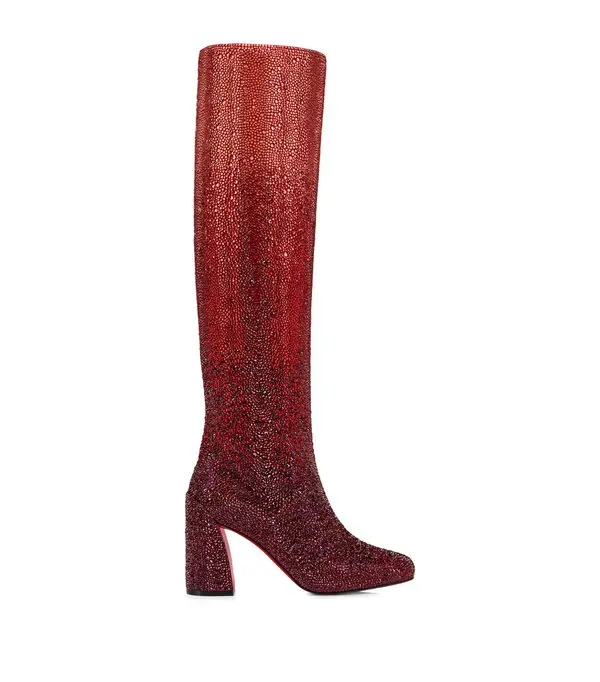CHRISTIAN LOUBOUTIN Janita Embellished Knee-high Boots