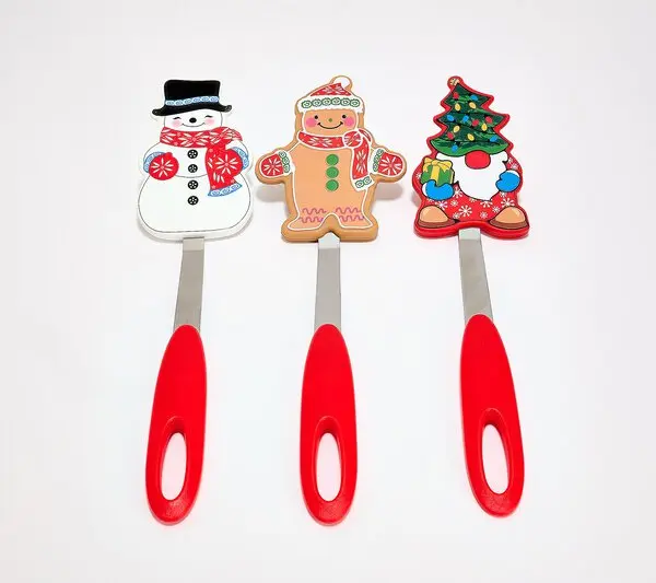 TEMP-TATIONS Seasonal Set Of 3 Silicone Turners