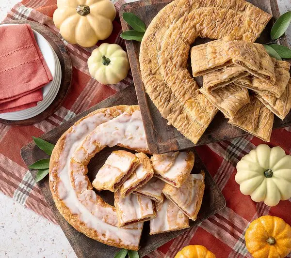 RACINE DANISH KRINGLES Racine 22oz Pumpkin Caramel Or Cranberry Nut Kringles