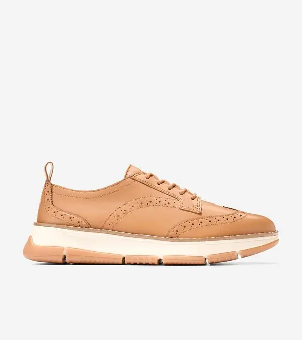 Cole Haan Zerøgrand Rella Wingtip Oxfords - Biscuit-ivory