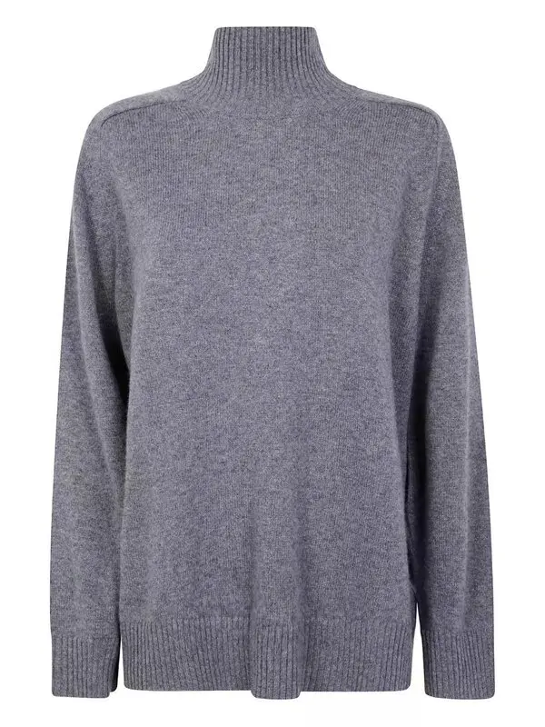 Paul Smith High-neck Wool Sweater - Grey