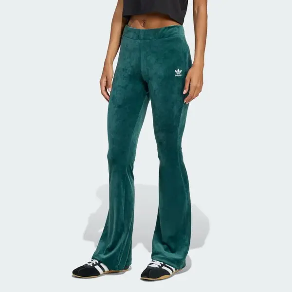 Adidas Essentials Velvet Flared Legging - Aurora Ivy