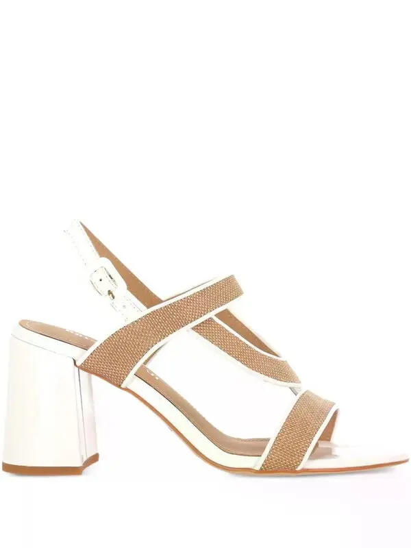 BRUNO PREMI Strap Heeled Sandals - White