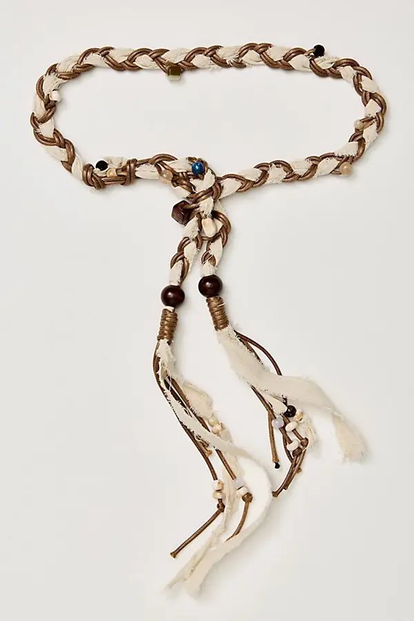 Free People Braided Wrap Belt