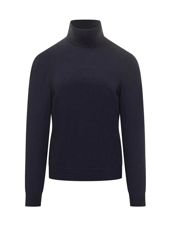 Malo Cashmere Long-sleeved Turtleneck Sweater