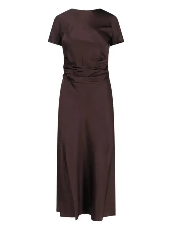 Staud Phare Midi Dress With Ruffles