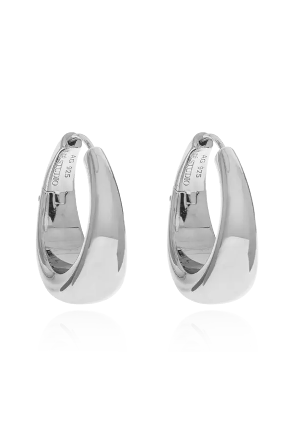 Lié Studio The Andrea Hoop Earrings - Silver