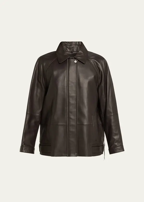 Kobi Halperin Drake Fringed Leather Jacket