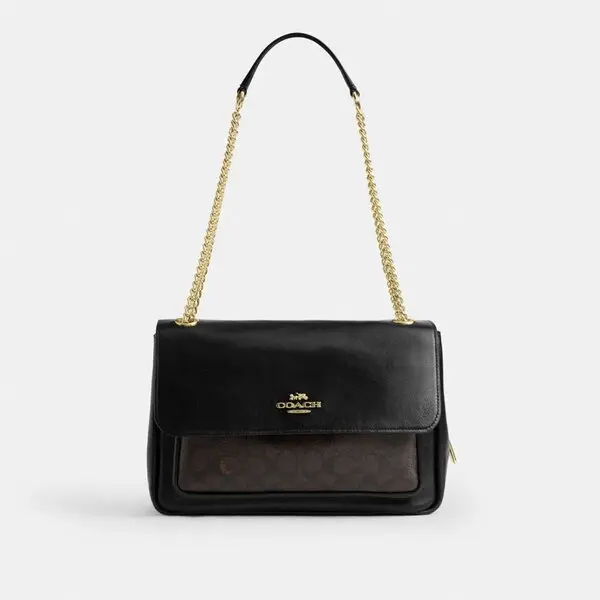 COACH® Elodie Crossbody Bag In Signature Canvas