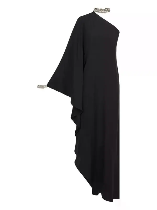 TALLER MARMO Bolkan Crystal One-shoulder Midi Dress