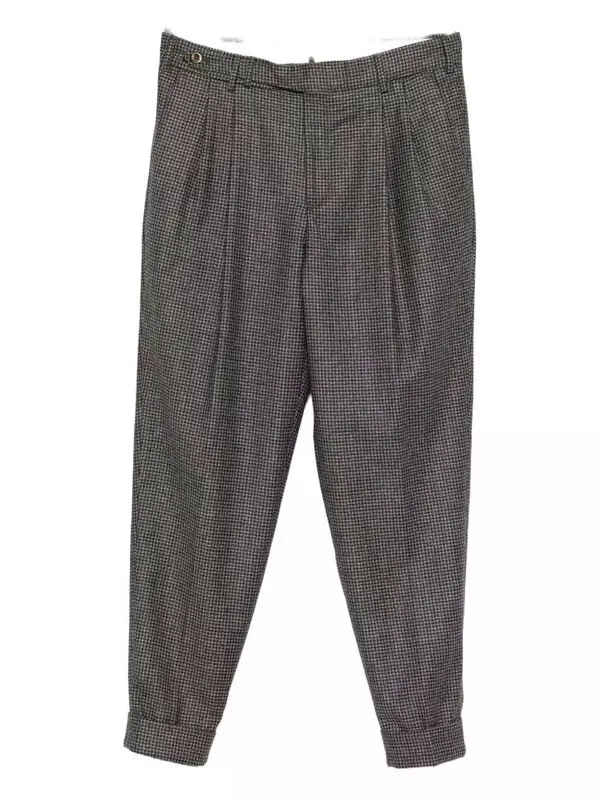 PT TORINO Checked Tailored Trousers