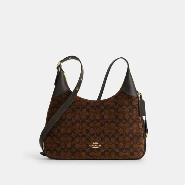 COACH® Signature Chenille Ella Shoulder Bag