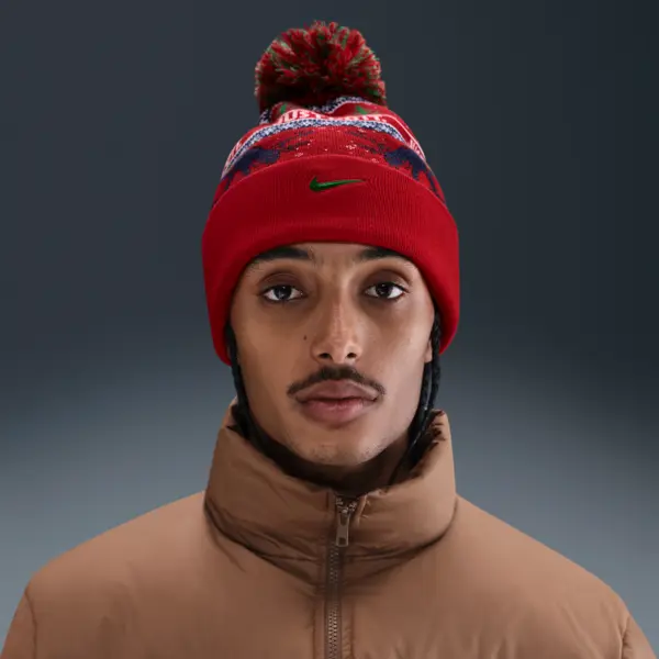 Nike Peak Winter Wonderland Beanie - Red